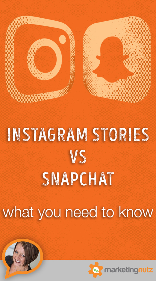 instagram stories vs snapchat stories strategy tips training | Pam Moore